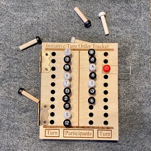 Tabletop Gaming: Initiative/turn Order Tracker Box - Etsy