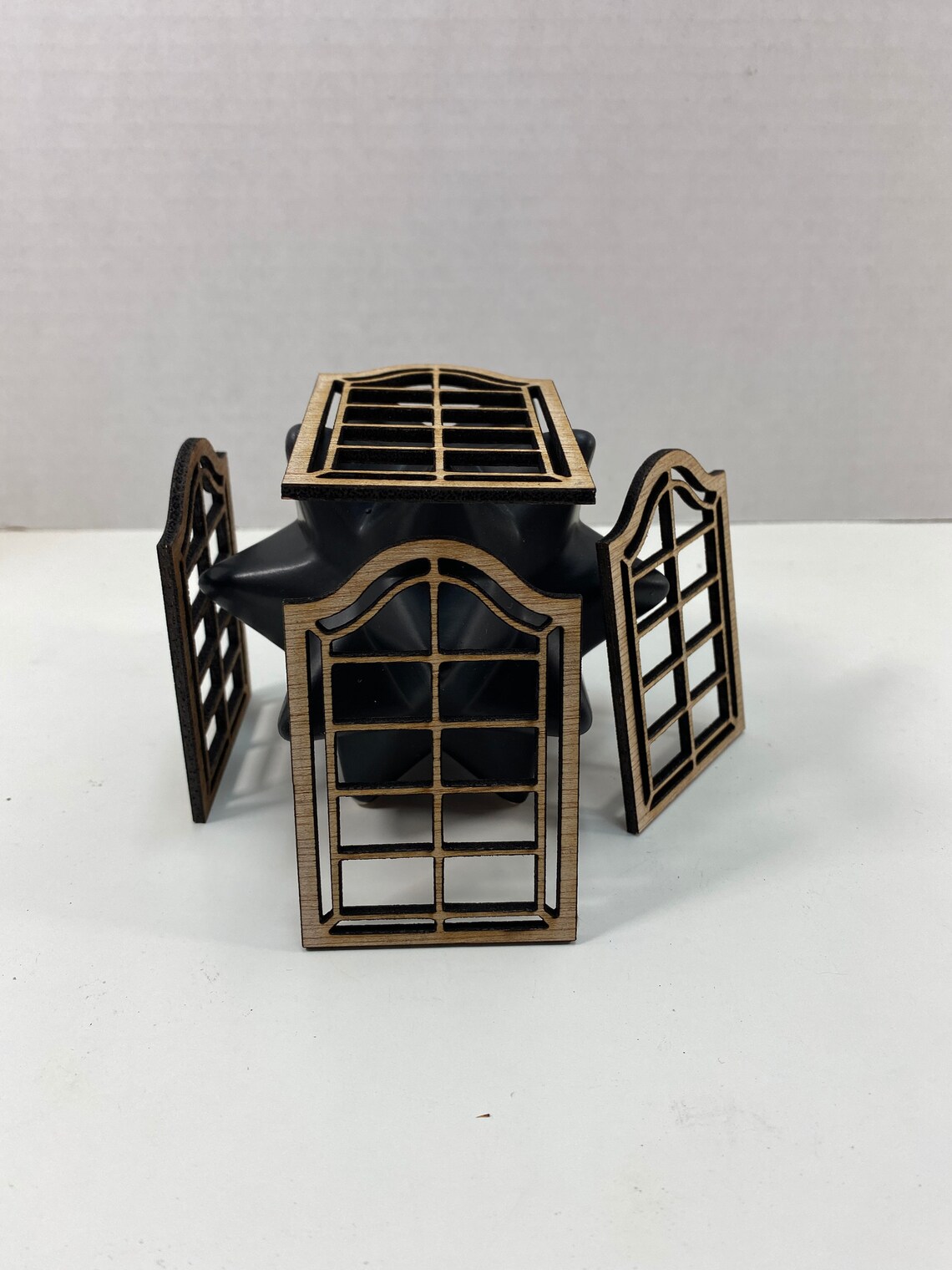 Dollhouse Miniature Window Insert/panel Rounded Top 7 Deco | Etsy