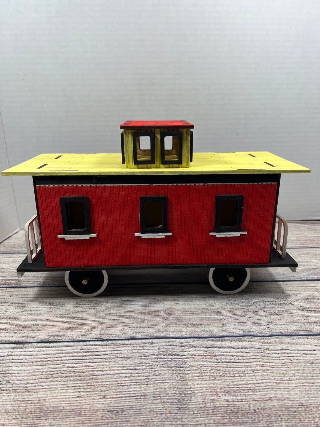 Decorative Wooden Train Caboose - Etsy