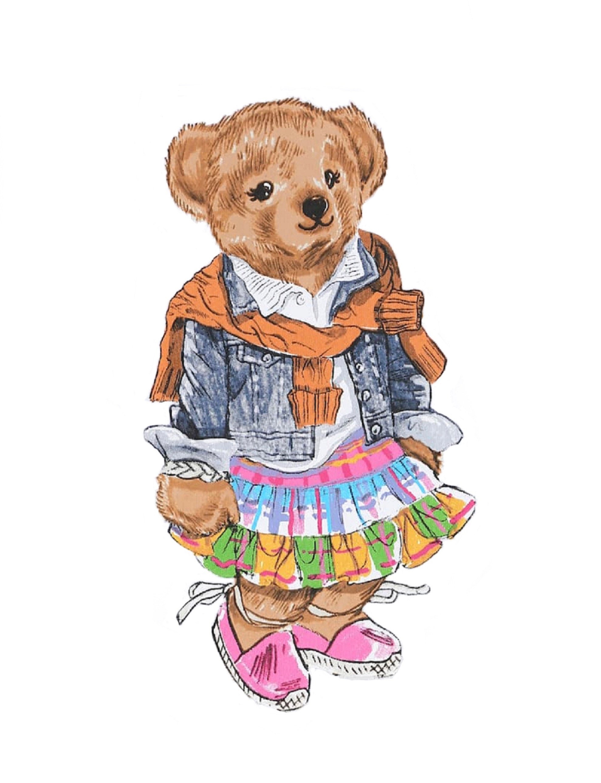 9x12 Polo Bear Print - Etsy