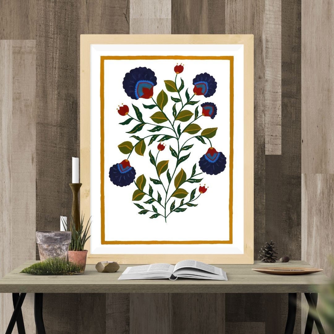 Folk Art, Indian Painting, Floral Patterns, Chitraka the Art Studio ...