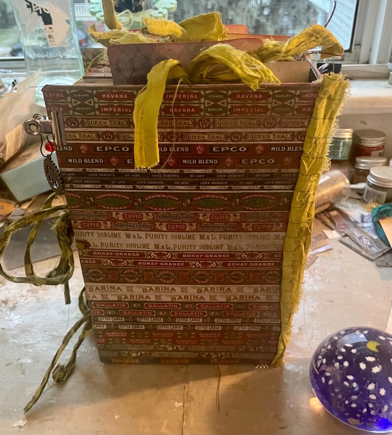 Handmade, Vintage, Gentleman-themed Embellished Junk Journal Book - Etsy