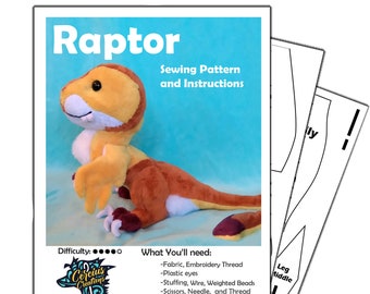 Rascal Raptor PDF Sewing Pattern - Etsy UK
