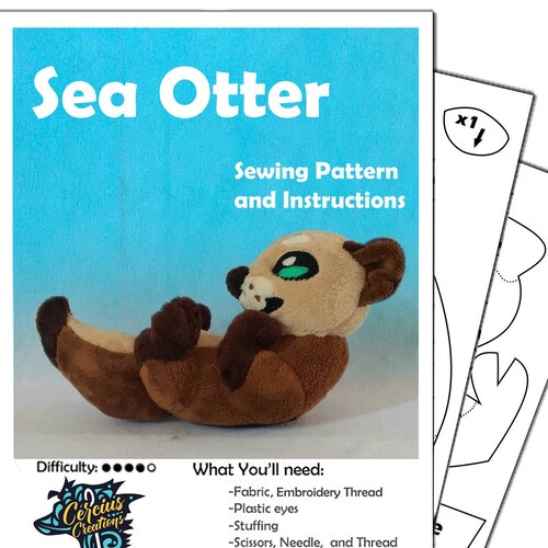 Cuttlefish Plush Sewing Pattern PDF Download With Tutorial - Etsy