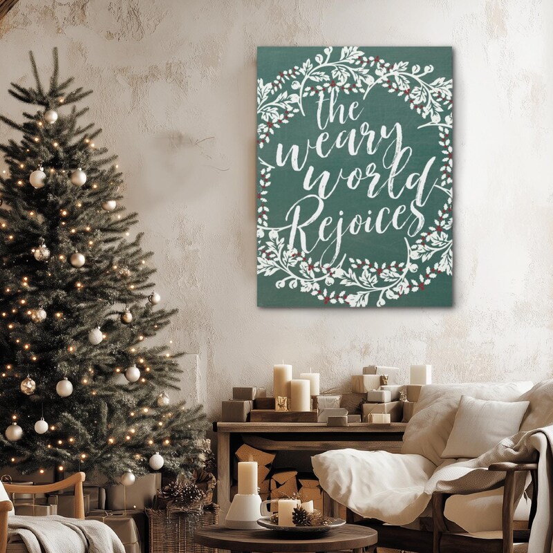 Weary World Rejoices - Etsy