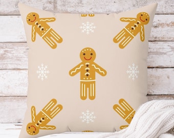 Gingerbread Decor Pillow Cover Christmas Pillows - Etsy