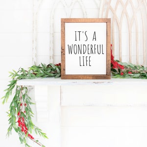 CHRISTMAS PRINTABLE Bundle, It's a Wonderful Life, Christmas Sign, DIY ...