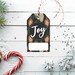 CHRISTMAS GIFT TAGS Joy Gift Tags Botanical Christmas - Etsy