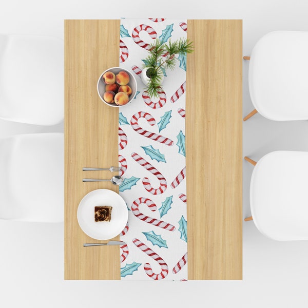 Candy Cane Table Runner Pattern - Etsy