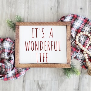 CHRISTMAS PRINTABLE Bundle, It's a Wonderful Life, Christmas Sign, DIY ...