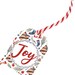 CHRISTMAS GIFT TAGS Joy Gift Tags Botanical Christmas - Etsy