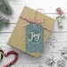 CHRISTMAS GIFT TAGS Joy Gift Tags Botanical Christmas - Etsy