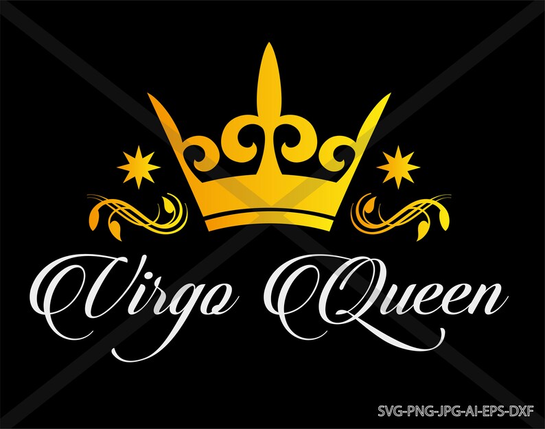 Virgo Queen Svg. Silhouette INSTANT DOWNLOAD - Etsy New Zealand