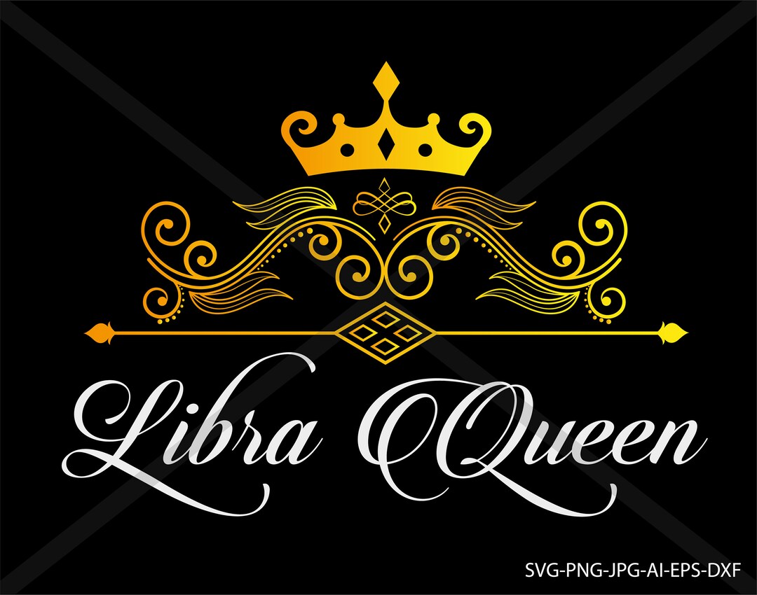 Libra Queen Zodiac Svg. Silhouette INSTANT DOWNLOAD - Etsy