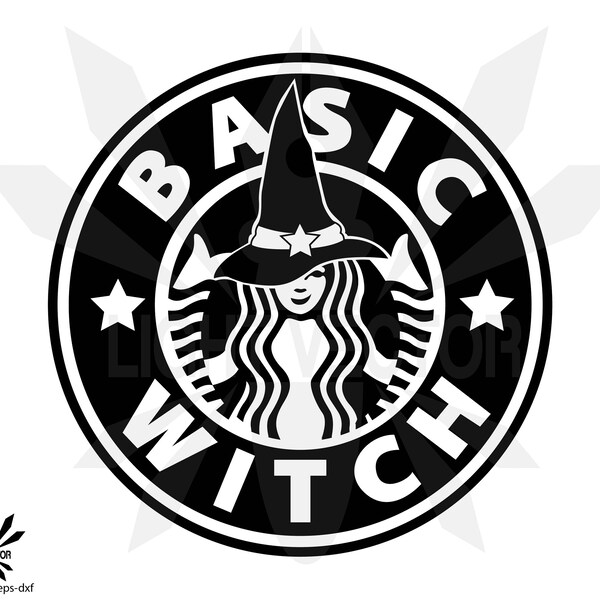 Basic Witch Starbucks Svg - Etsy