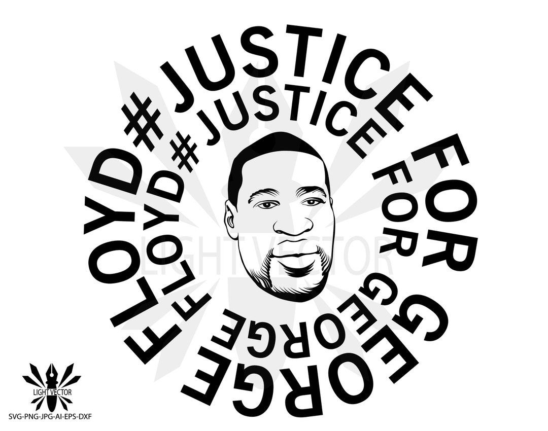 George Floyd SVG Silhouette INSTANT DOWNLOAD - Etsy