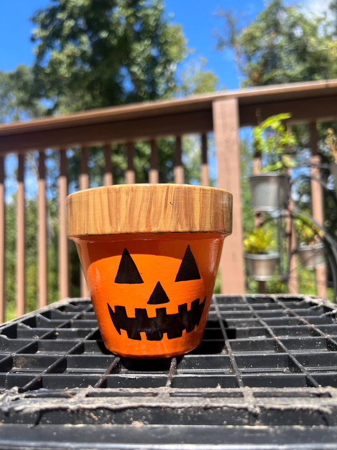Jack O’ Lantern Pot - Etsy