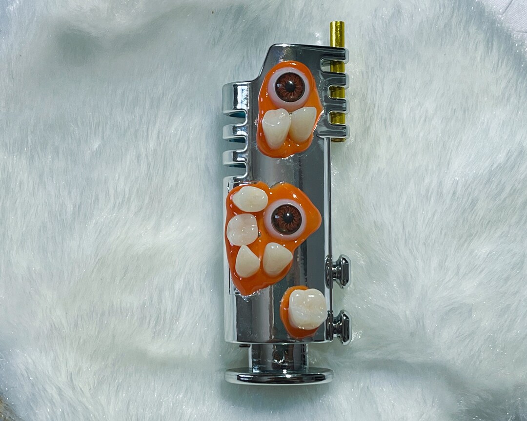 Mimic Tooth Monster Lighter Case Hemp Wick BIC Only - Etsy