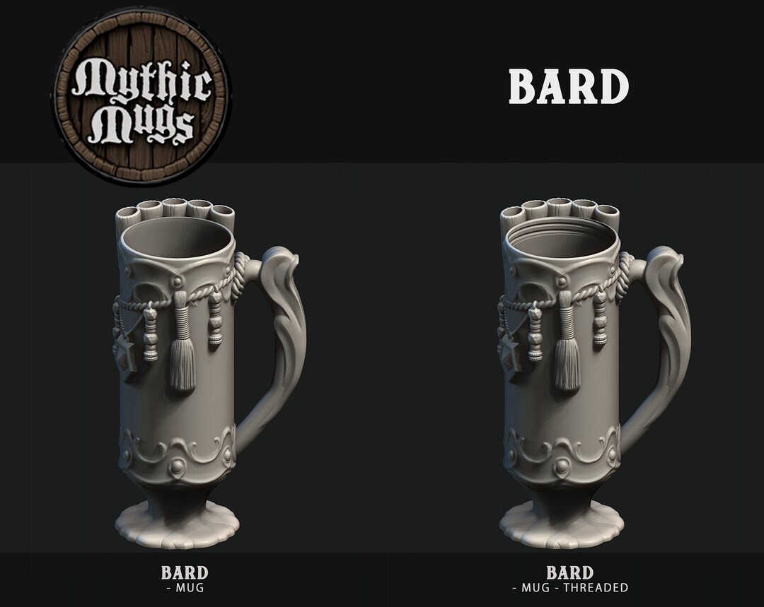 The Bard Mug - Etsy