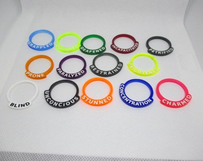 Condition Markers Dnd 5e & Status Ring - Etsy