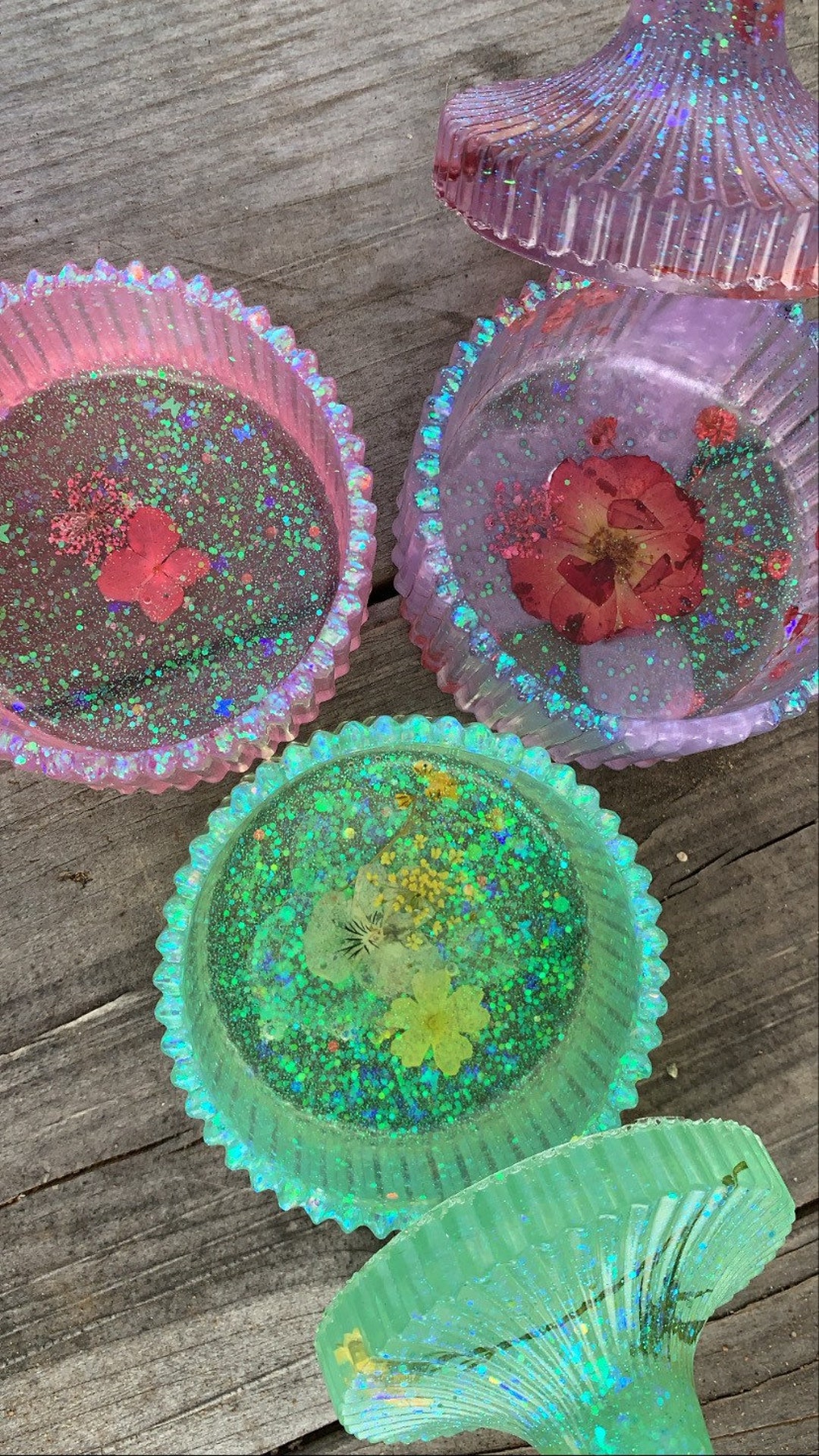 Sparkly Trinket Boxes - Etsy
