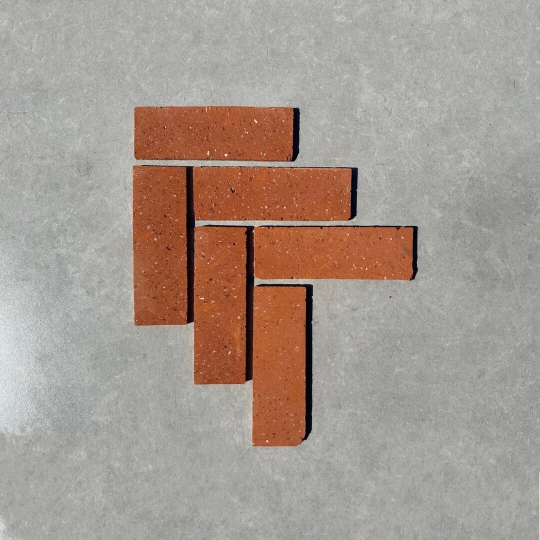 Redwood Clay Brick Slips Wall Tiles SAMPLE - Etsy