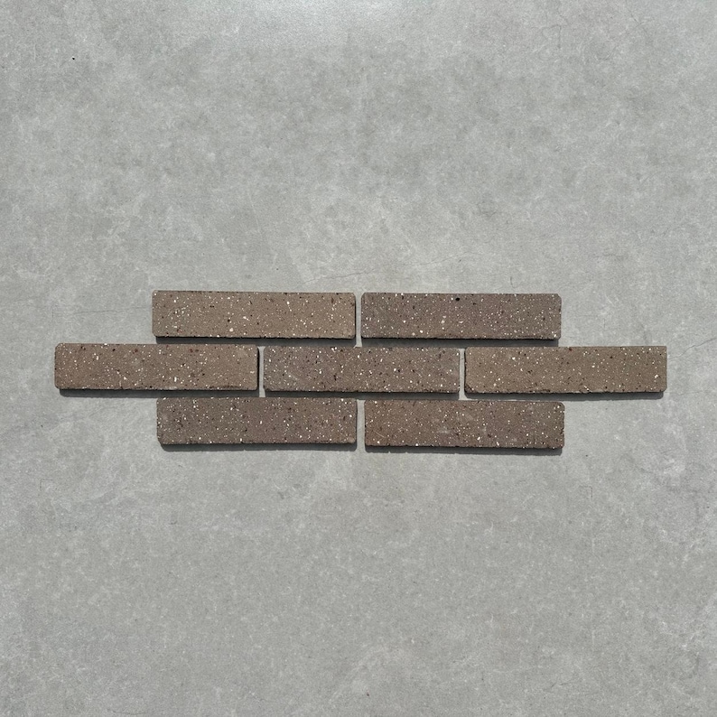 Graphite Clay Brick Slips Wall Tiles SAMPLE - Etsy