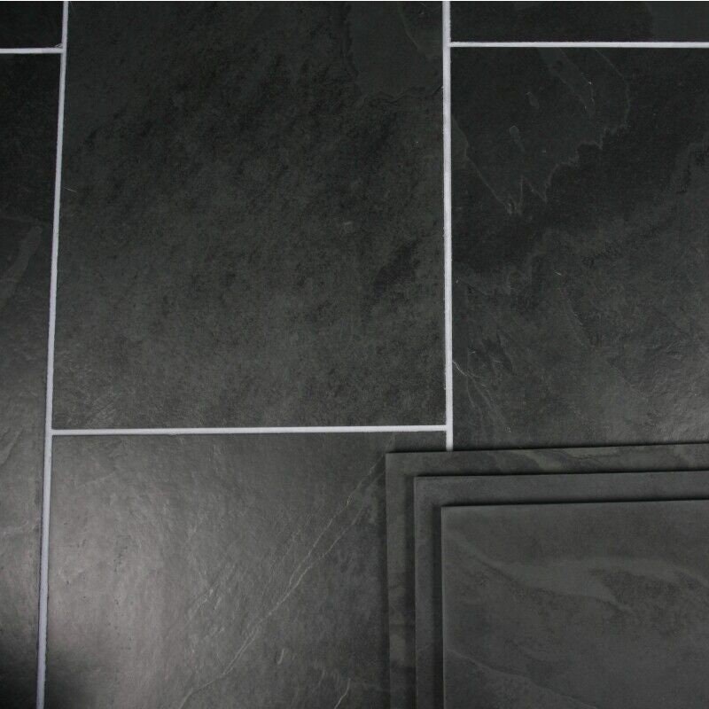 BLACK CALIBRATED Riven Slate Wall & Floor Tiles SAMPLE - Etsy