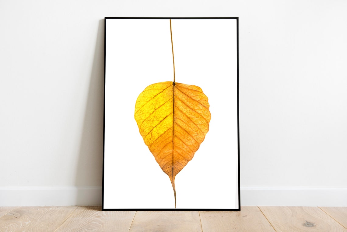 Autumn Leaf Print - Etsy