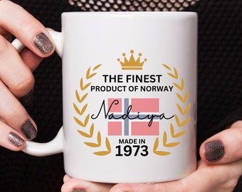 Morfar Mug Norwegian Coffee Cup Norwegian Coffee Mug Norway Coffee Mug ...