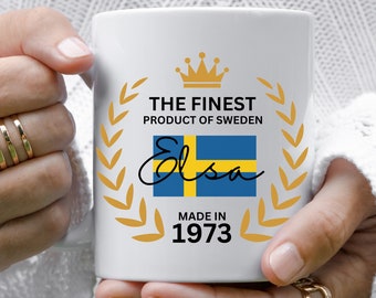 Sweden Coffee Mugs Swedish Mug Swedish Gifts Swedish - Etsy