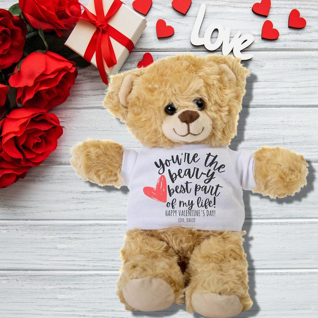 Valentine Teddy, Valentine Teddy Bear, Personalized Teddy Bear ...
