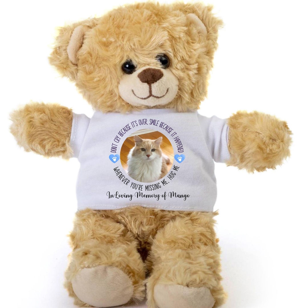 Custom Teddy Bear, Memory Bear, Sympathy Bear, Memorial Bear, Loss of ...