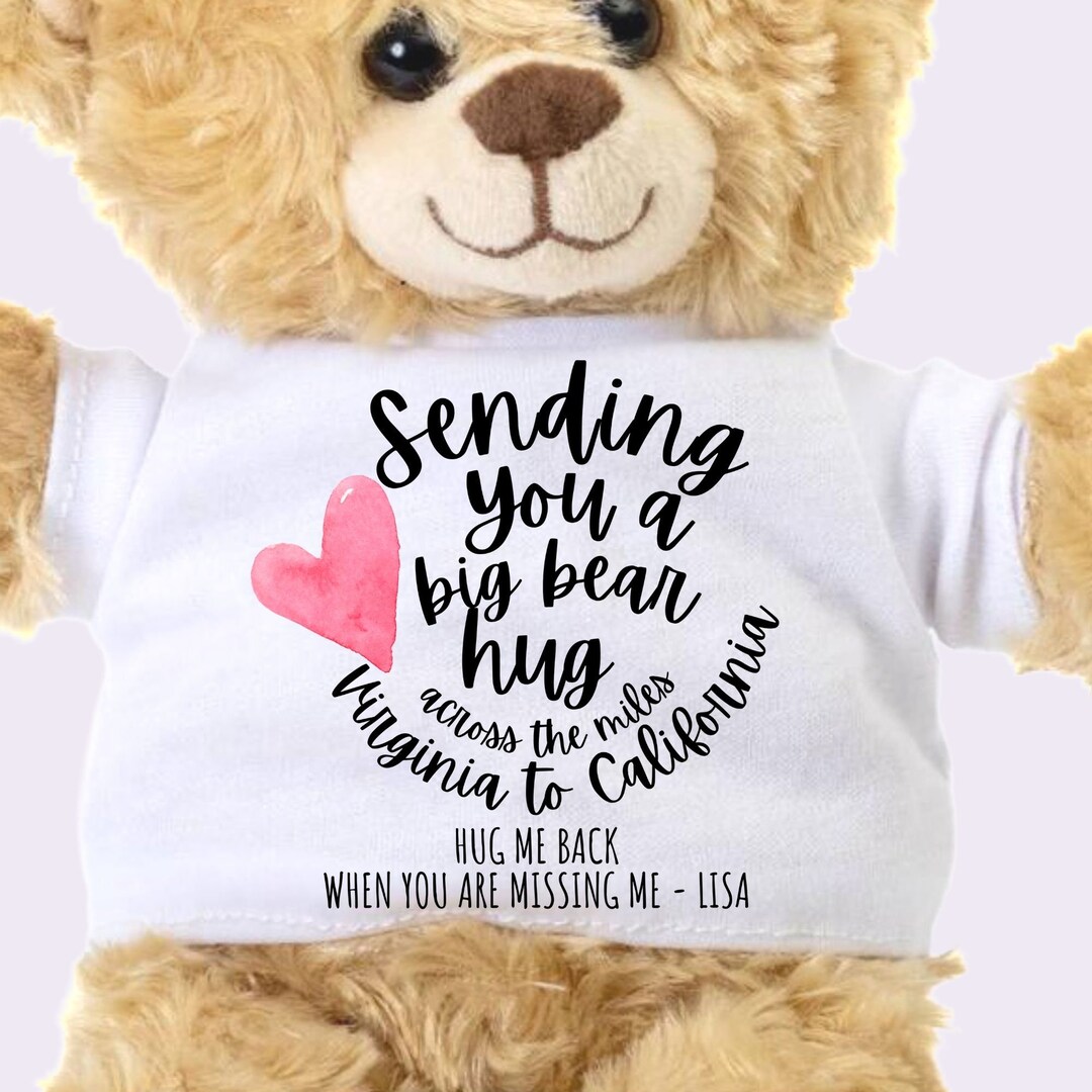 Long Distance Relationship Gift, Missing You Gift, Valentine Plush ...