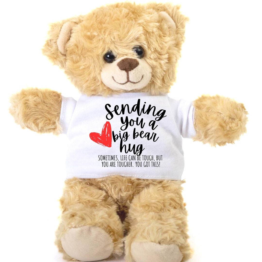 Custom Teddy Bear, Uplifting Gift, Personalized Plush Bear - Etsy