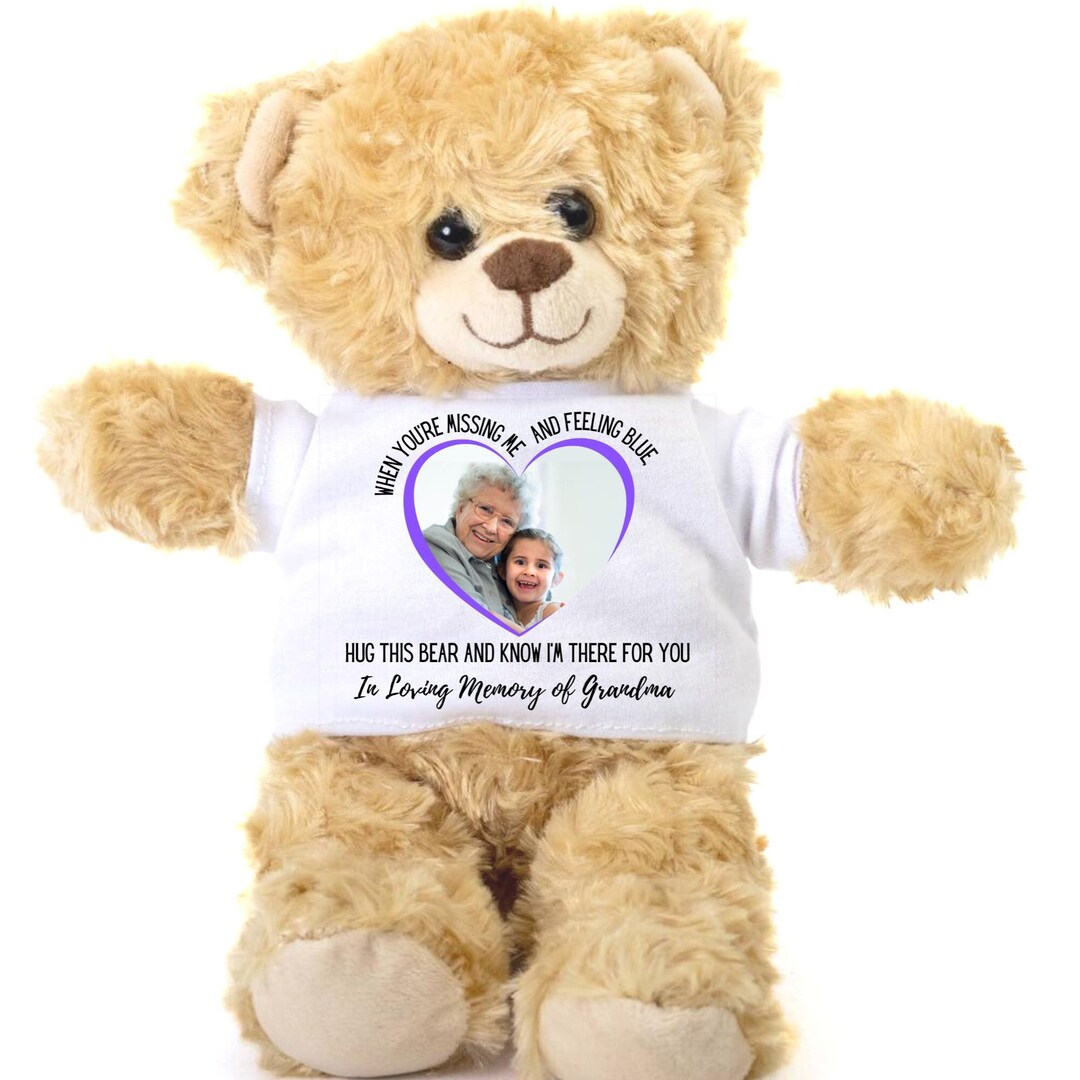 Memorial Bear, Loss of Grandma Gift, Memorial Gift for Loss of ...