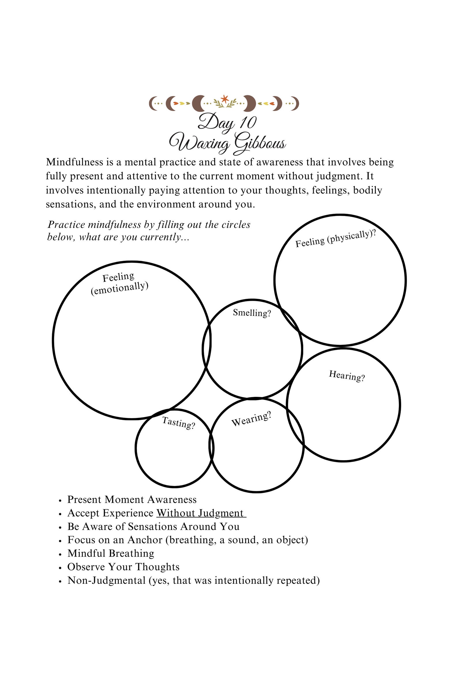 Moon Phase Workbook With Over 100 Pages of Prompts, Exercises, Recipes ...