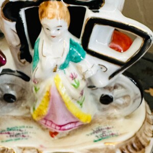 Vintage Porcelain Figurine Made in Occupied Japan Coach With Driver and ...