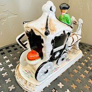 Vintage Porcelain Figurine Made in Occupied Japan Coach With Driver and ...