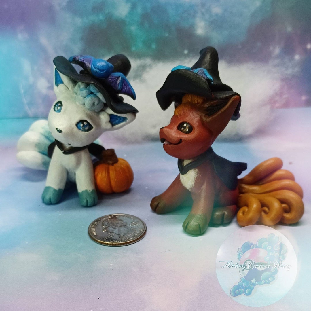 Halloween Vulpix Figurine - Etsy