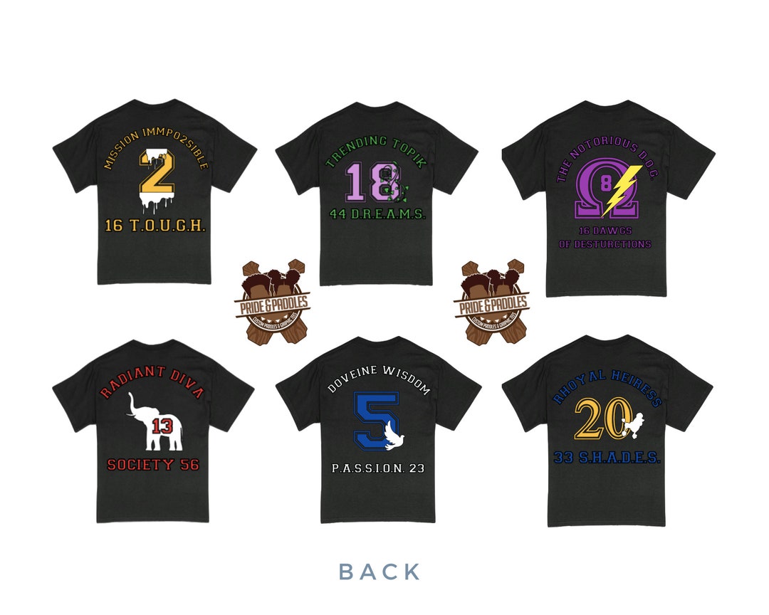 Custom D9 Greek Line Shirt (pocket Logo) - Etsy