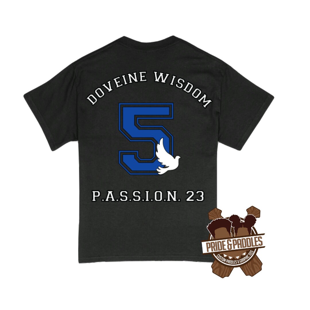 Custom D9 Greek Line Shirt (pocket Logo) - Etsy