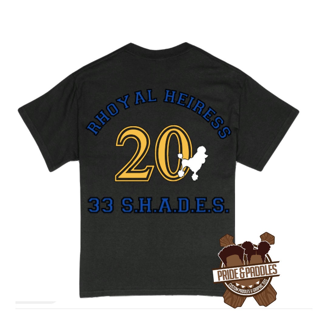 Custom D9 Greek Line Shirt (pocket Logo) - Etsy