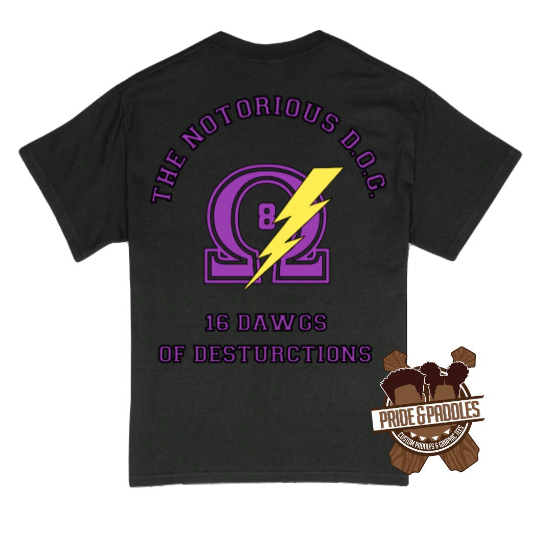 Custom D9 Greek Line Shirt (pocket Logo) - Etsy