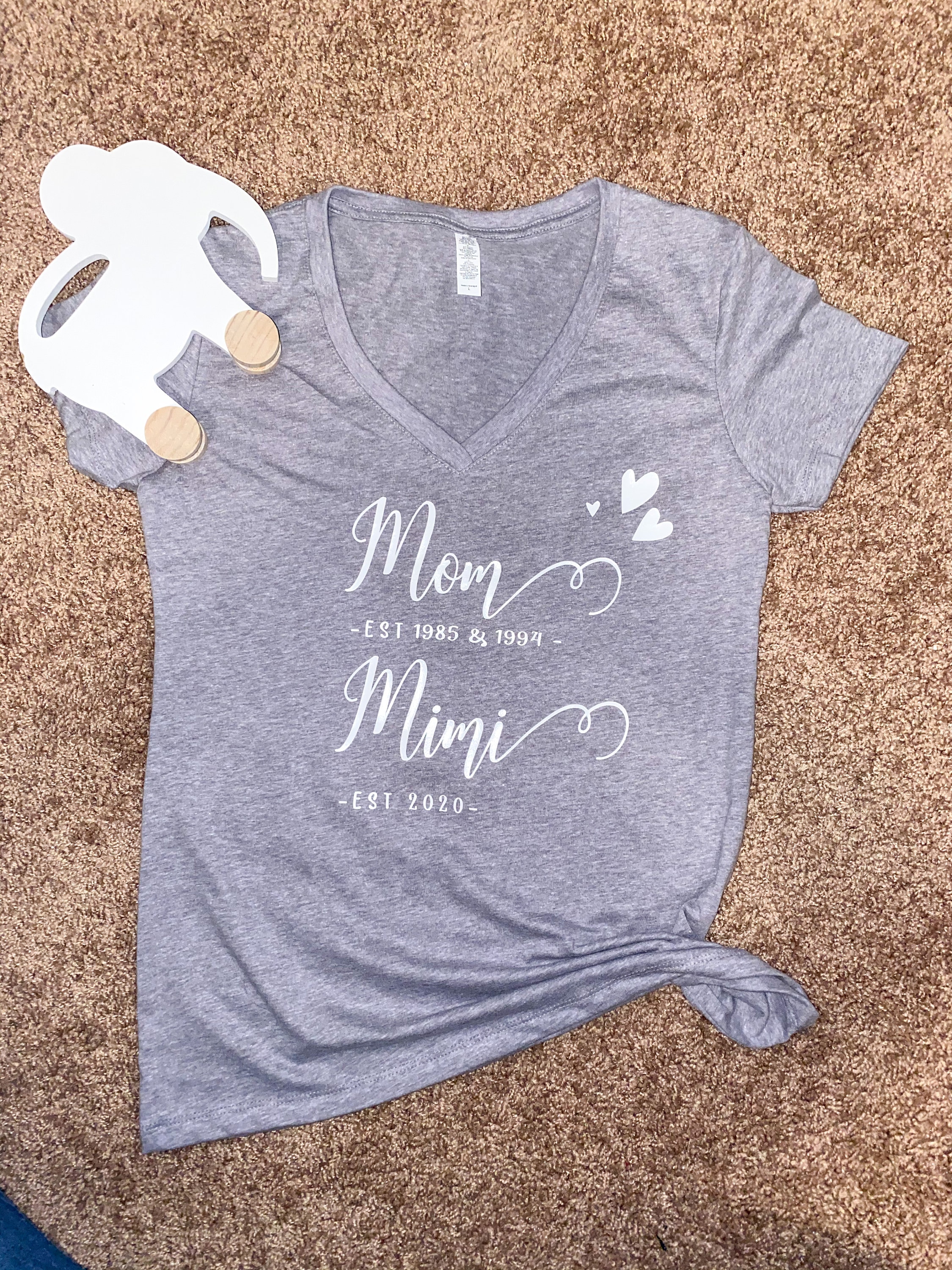 Grandma Shirt Mothers Day Gift Trendy Mama T-shirt Mother Gift Set - Etsy