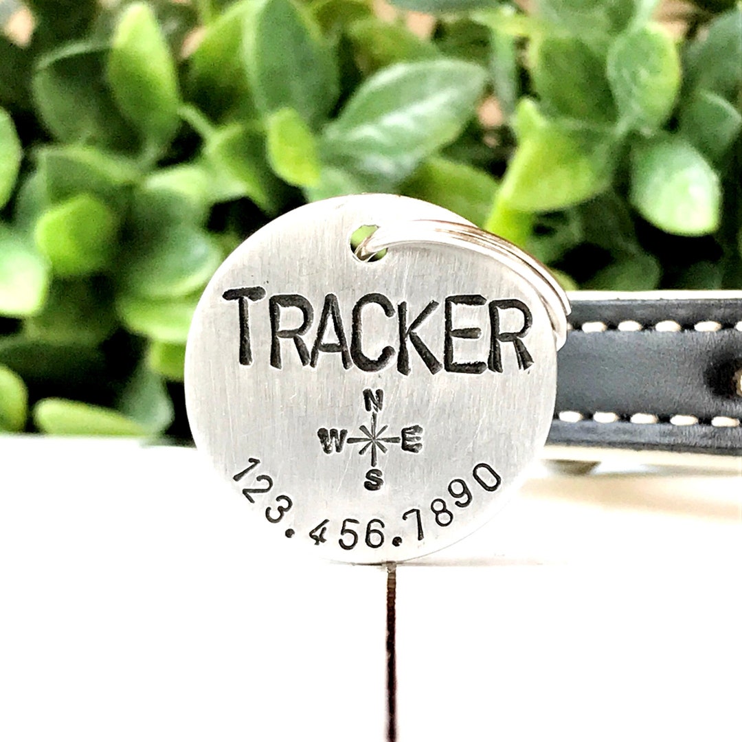 Handstamped Pet Tag, Pet ID Tag, Large Dog Tag, Custom Pet Tag, ID Tag ...