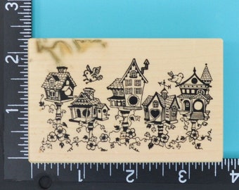 Birdhouse Stamp | Etsy