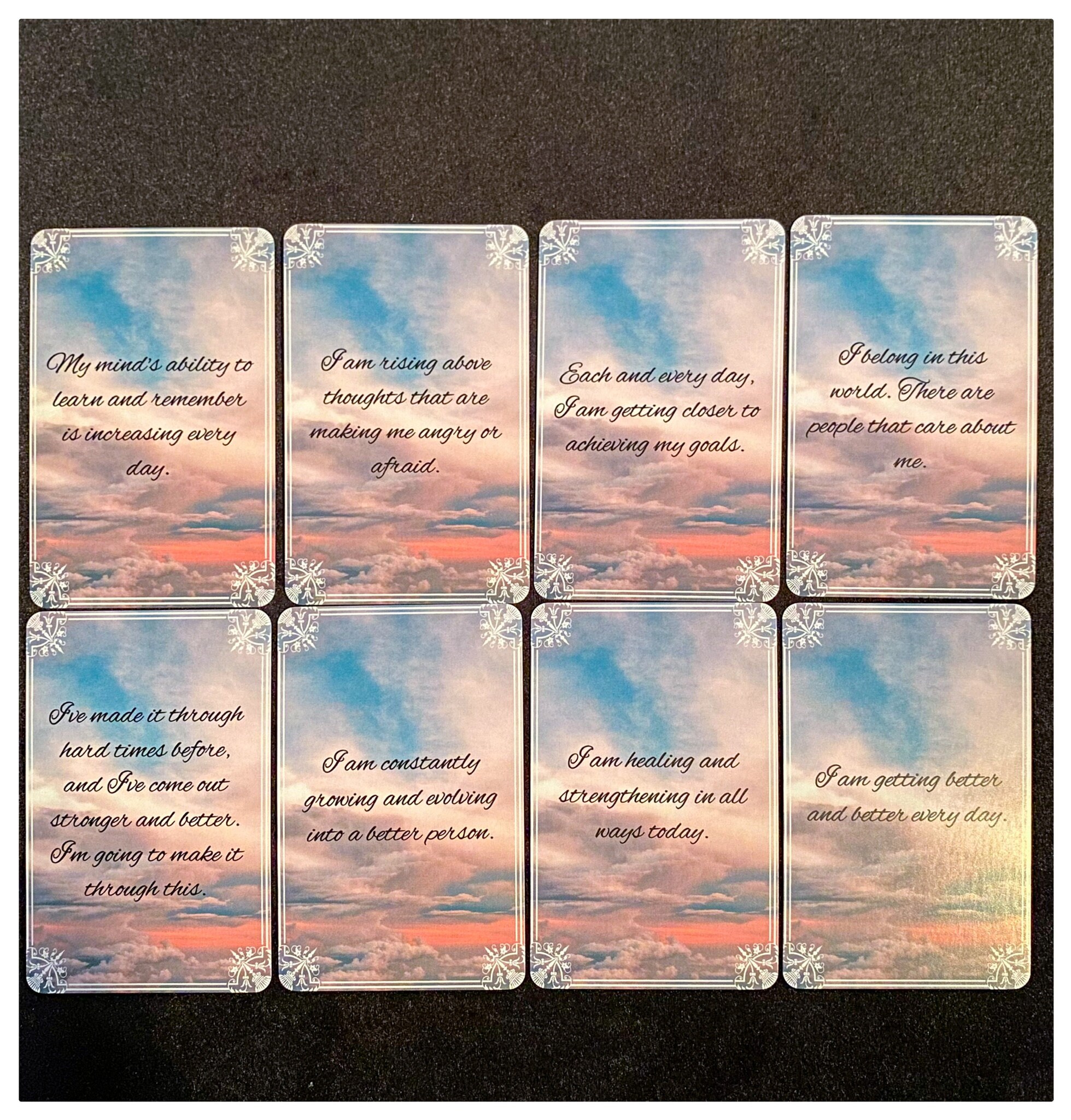 Positive Self Empowerment Cards Daily Affirmations That - Etsy