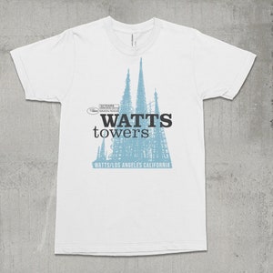 Watts Towers T-shirt - Etsy