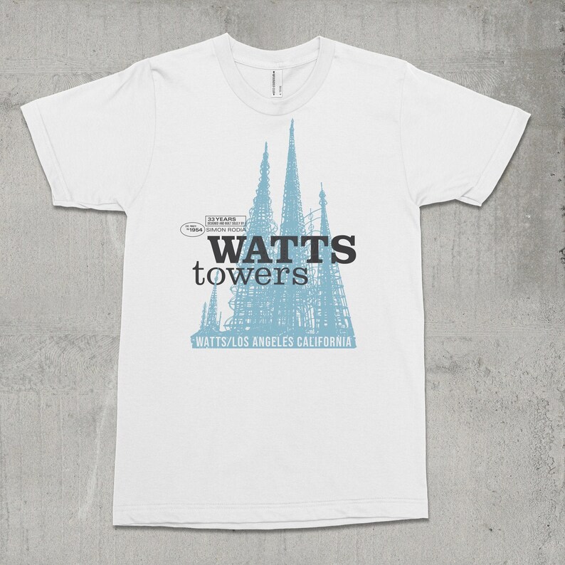 Watts Towers T-shirt - Etsy